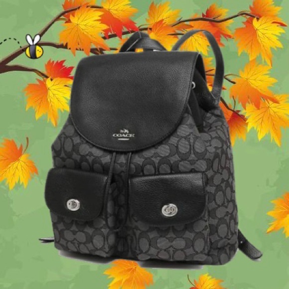 Coach | Bags | Coach F54795 Billie Backpack Signature Jacquard | Poshmark
